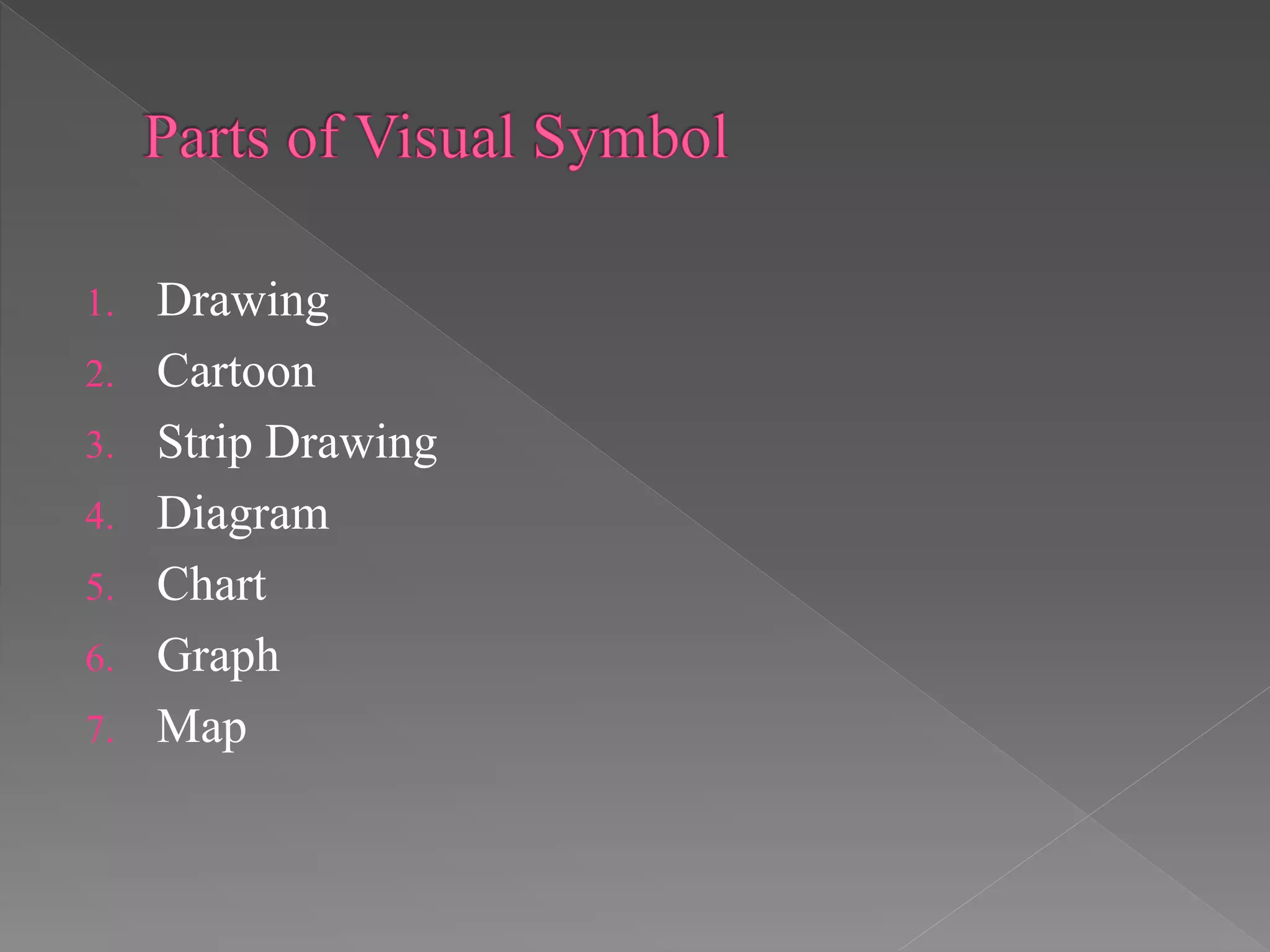 Visual symbols | PPTX | Drawing and Sketching | Arts and Crafts