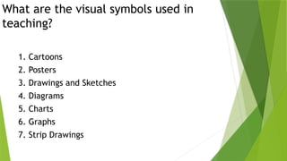 Most common Visual Symbols in Teaching in modern times | PPTX