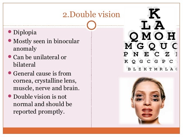 Double Vision Causes And Symptoms – OVNI