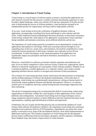 Mastering Visual Testing: A Comprehensive Guide | PDF