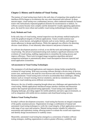 Mastering Visual Testing: A Comprehensive Guide | PDF