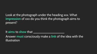 O Level Visual Text - Common Questions and How to Answer Them | PDF