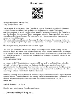 Visual Text Analysis Essay. How To Write A Visual Analysis Ess | PDF