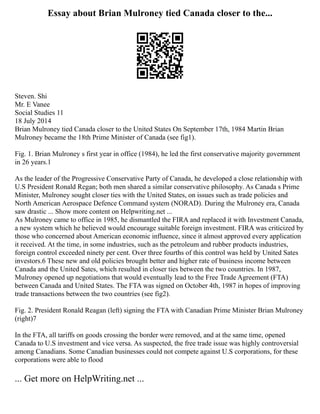 Visual Text Analysis Essay Examples. | PDF