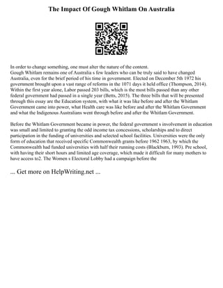 Visual Text Analysis Essay Examples. | PDF