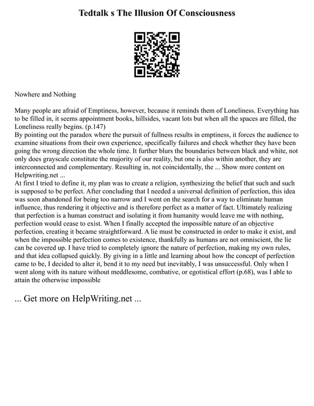 Visual Text Analysis Essay Examples How To Write A Pdf 6196