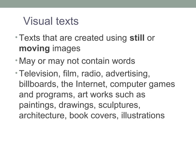 Visual text comprehension | PPT