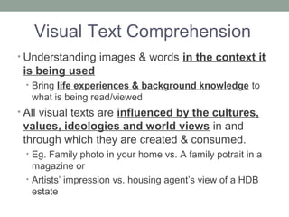 Visual text comprehension | PPT