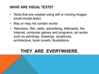 Visual texts intro[1] | PPTX