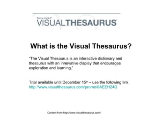 Visual thesaurus | PPT