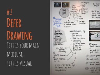 Visual thinking with Sketchnotes - CIID Summer School lightning talks | PPT