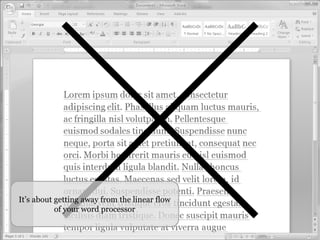 Visual Thinking & The Writing Process | PPTX