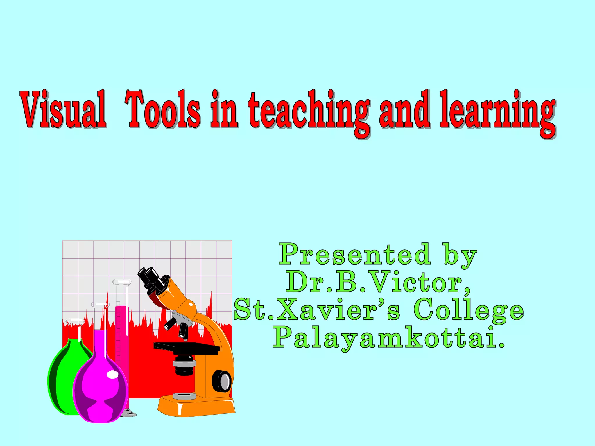 Visual Tools In Teaching Learning | PPT