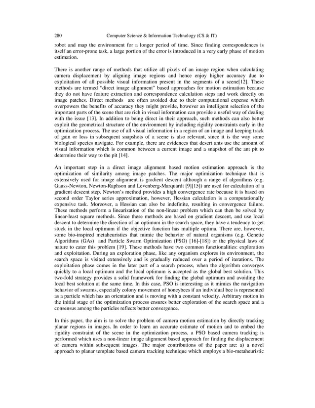 Visual Tracking Using Particle Swarm Optimization Pdf