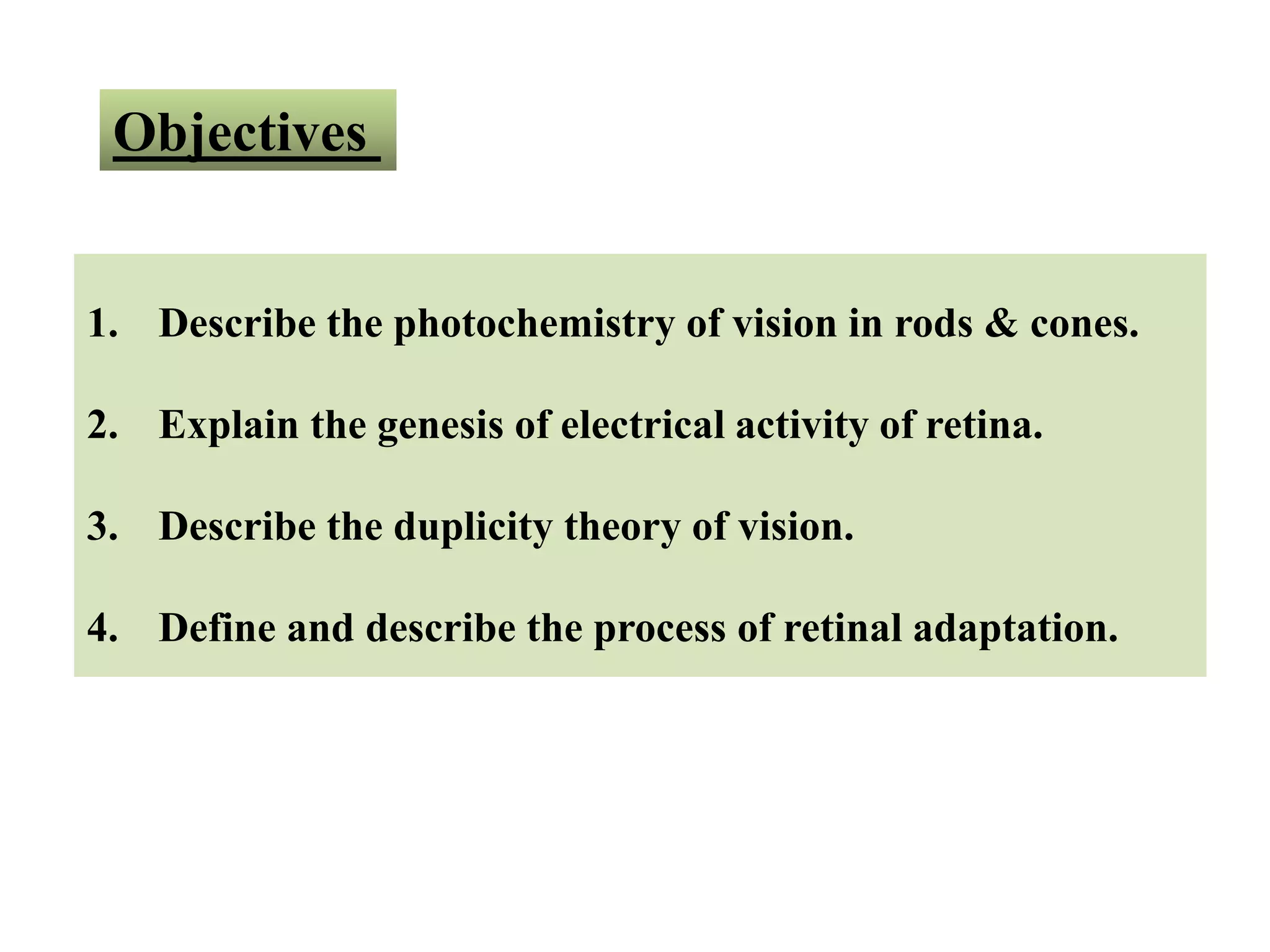 Visual transduction ppt 2021 | PPTX
