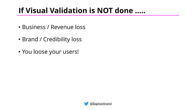 Visual Validation - The Missing Tip of the Automation Pyramid | PPT