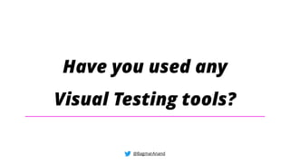 Visual Validation - The Missing Tip of the Automation Pyramid | PDF | Web Development | Internet