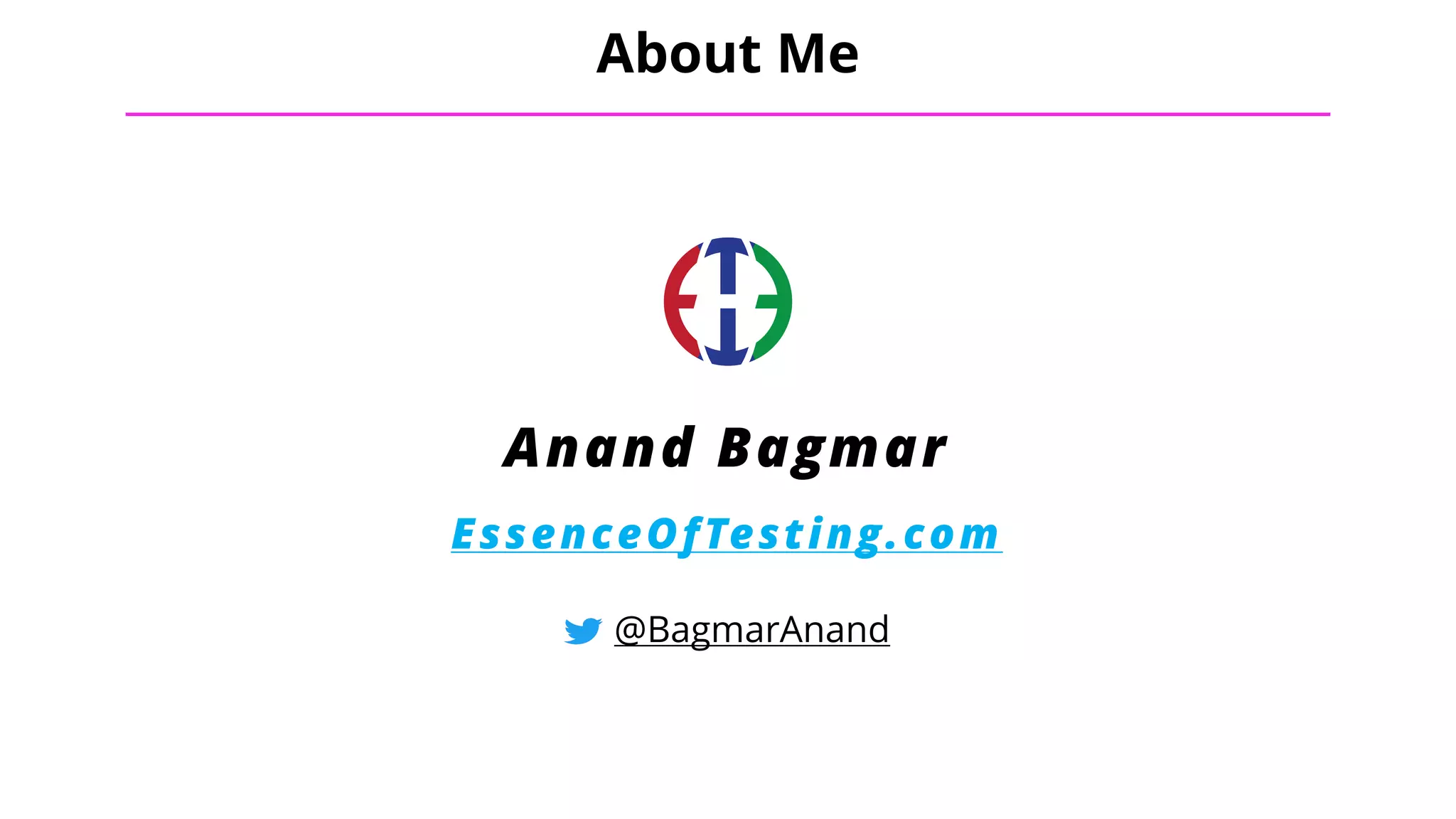 Visual Validation - The missing tip of the automation pyramid @AgileIndia2020 | PPT