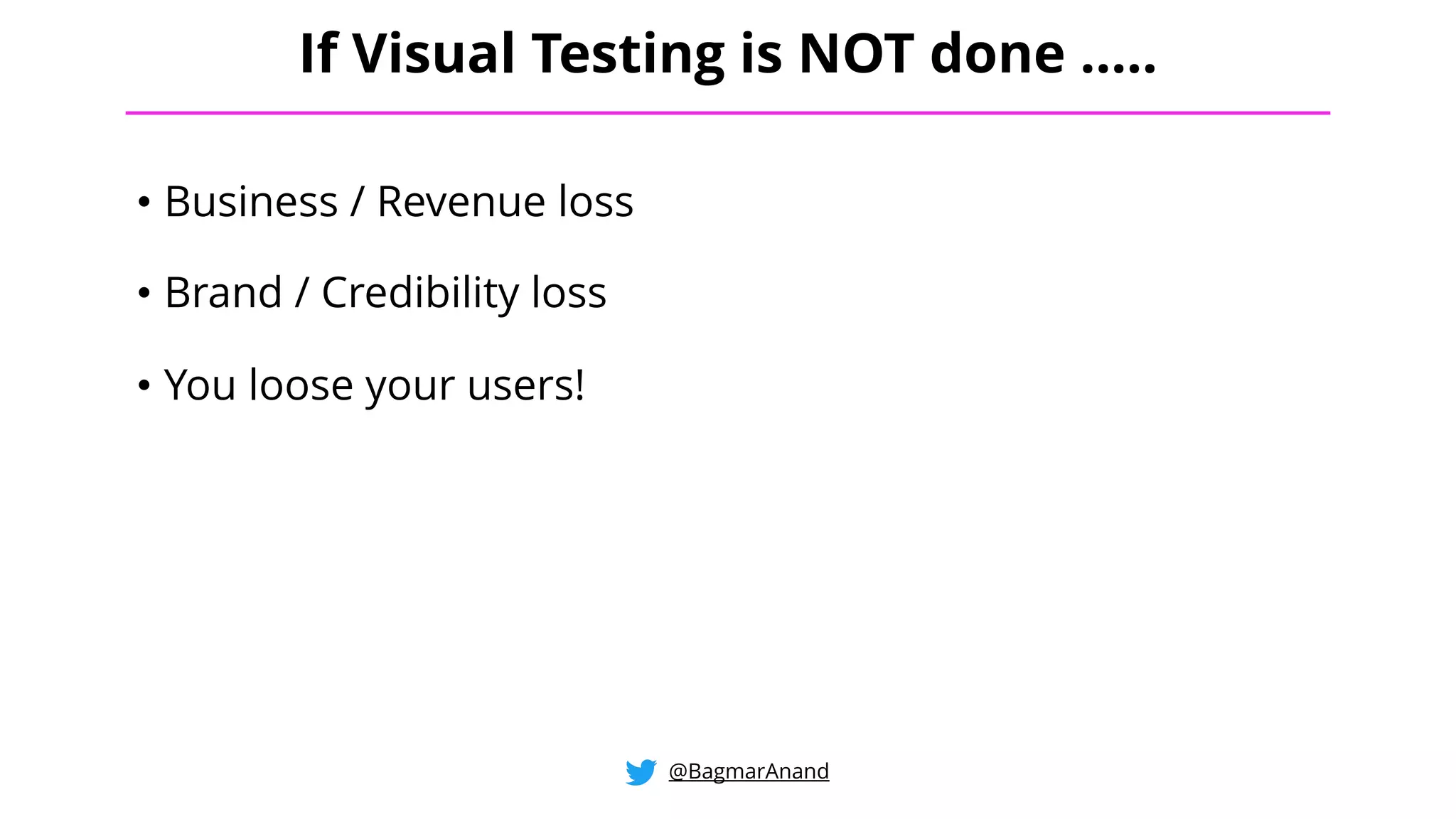 Visual Validation - The missing tip of the automation pyramid @AgileIndia2020 | PPT