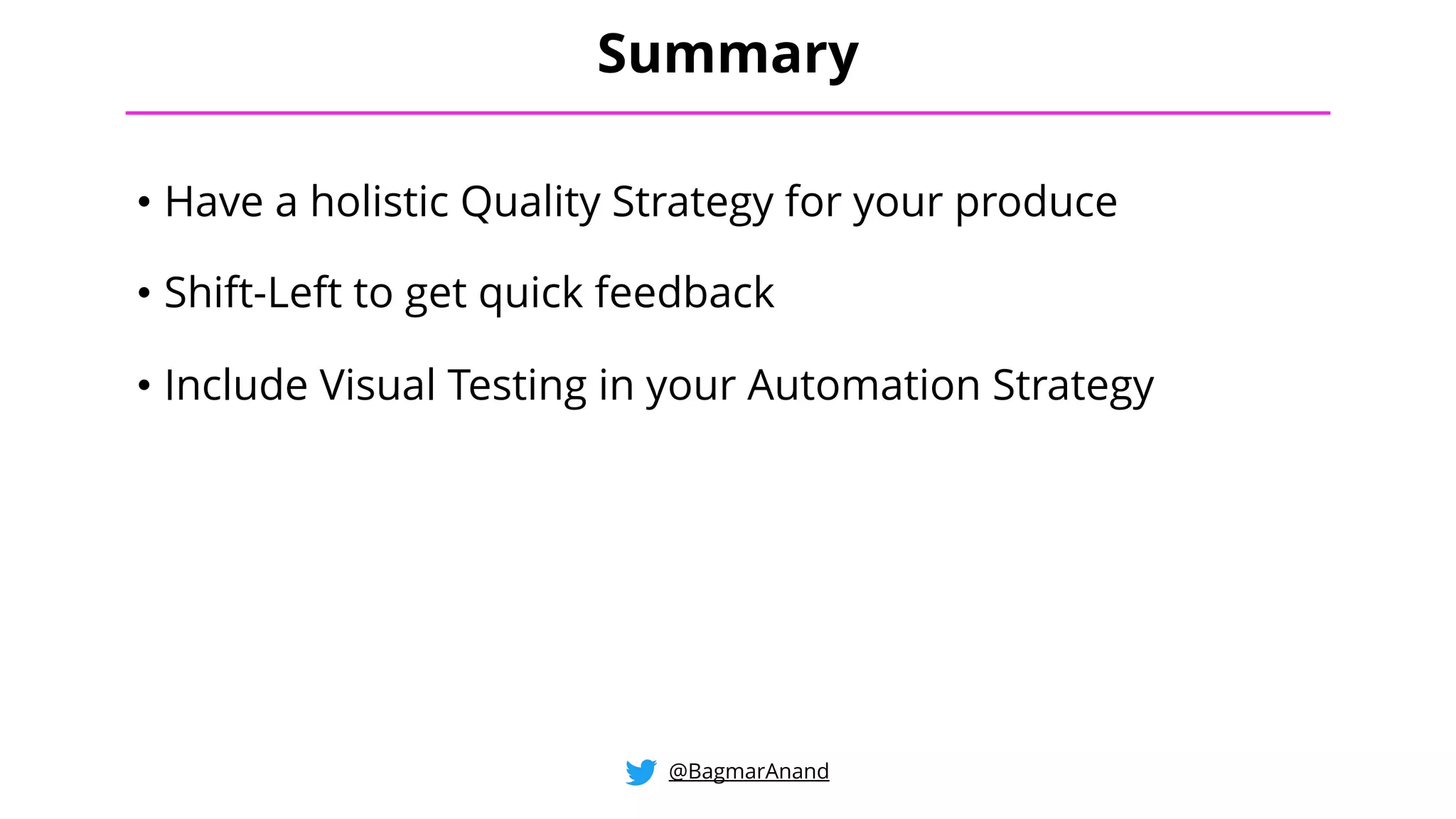 Visual Validation - The missing tip of the automation pyramid @AgileIndia2020 | PPT