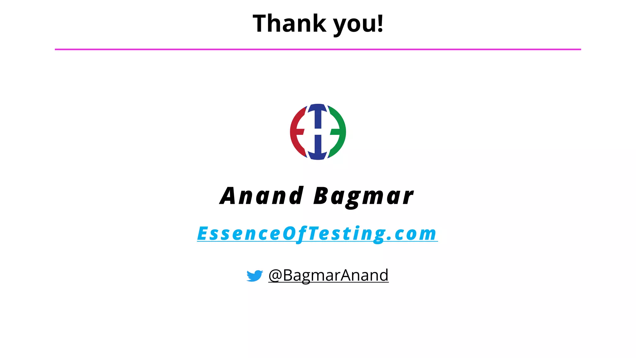 Visual Validation - The missing tip of the automation pyramid @AgileIndia2020 | PPT