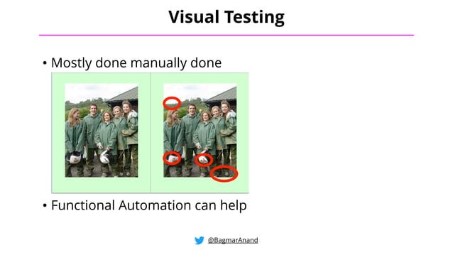 Visual Validation - The missing tip of the automation pyramid @AgileIndia2020 | PPT
