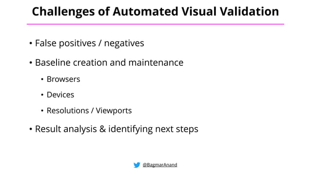Visual Validation - The missing tip of the automation pyramid @AgileIndia2020 | PPT