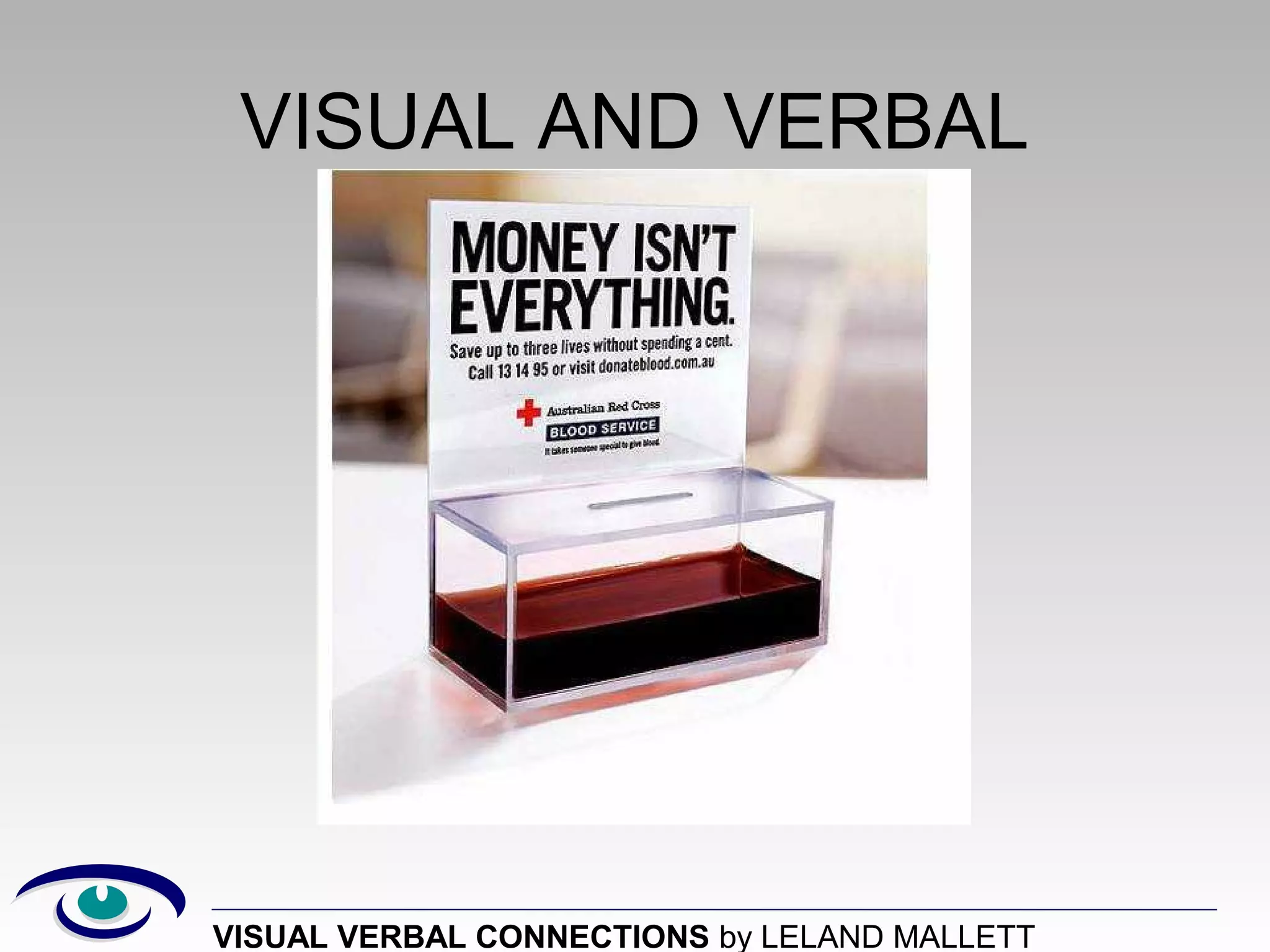 Visual verbal connections | PPT