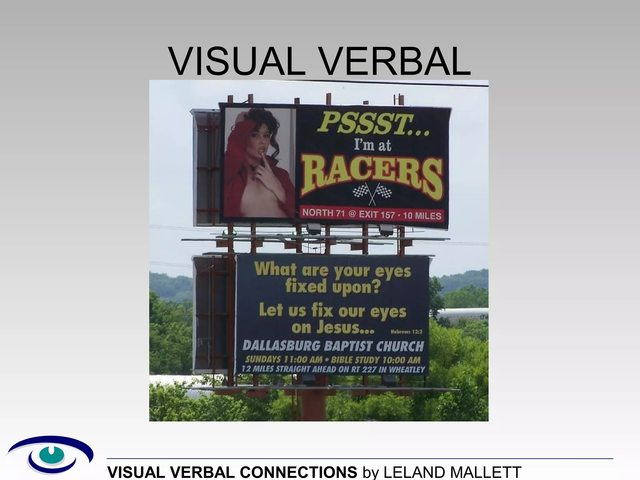 Visual verbal connections | PPT