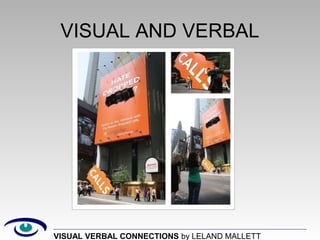 Visual verbal connections | PPT