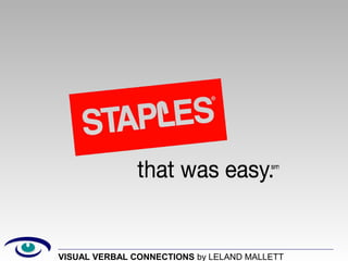 Visual verbal connections | PPT