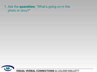 Visual verbal connections | PPT