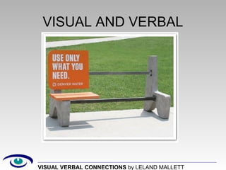 Visual verbal connections | PPT