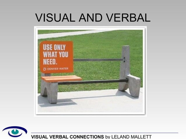 Visual verbal connections | PPT