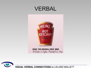 Visual verbal connections | PPT