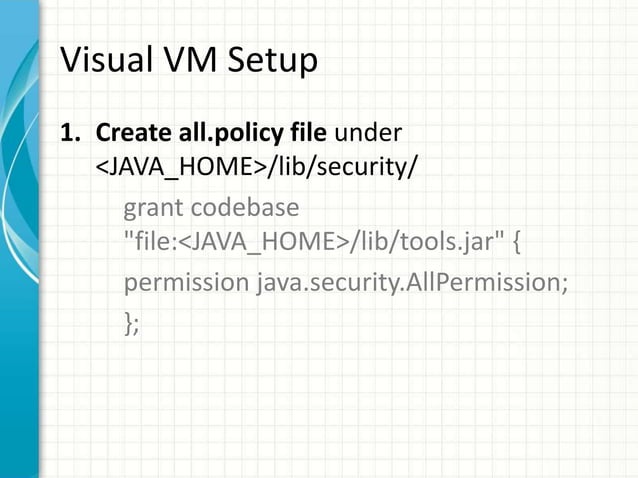 Visual vm | PPT
