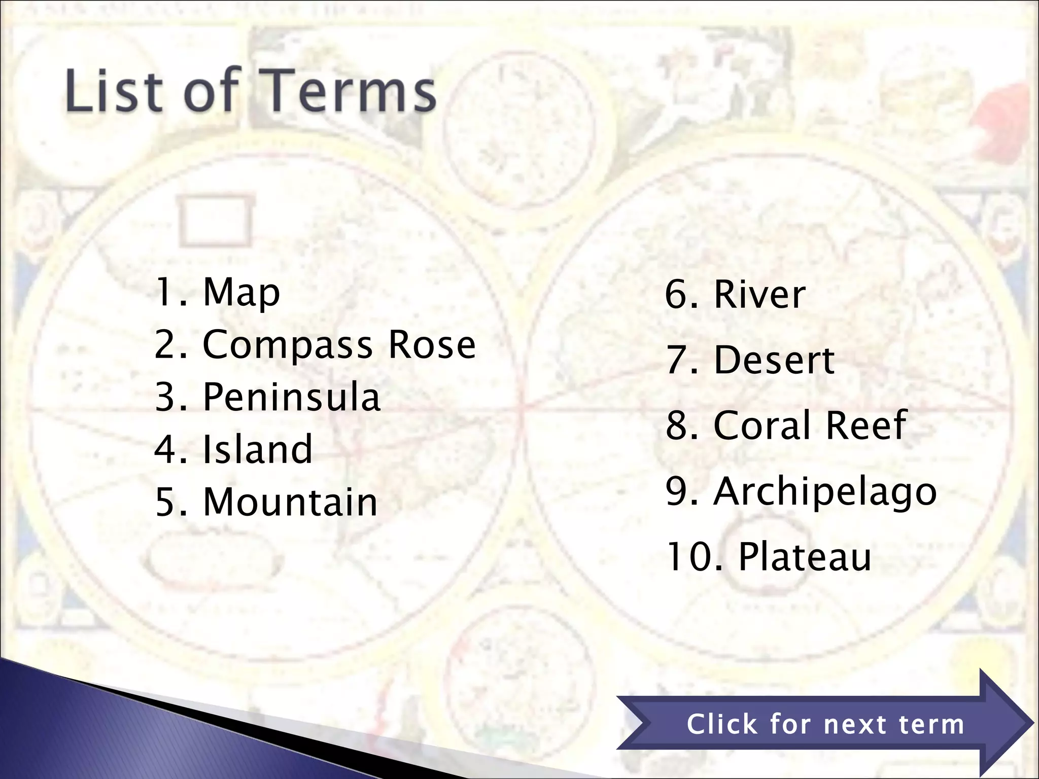 Visual Vocab - Geography | PPT | Geography | Science