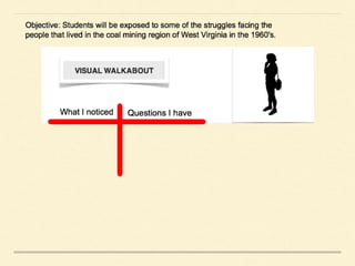 SOS Strategy- Visual Walkabout pictures and information | PPT