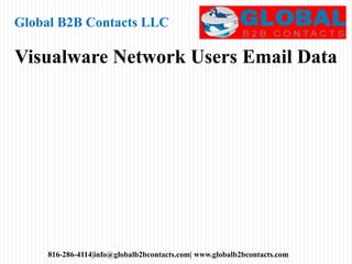 Visualware network users email data | PPTX