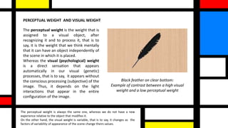 Visual weight | PPTX | Physics | Science