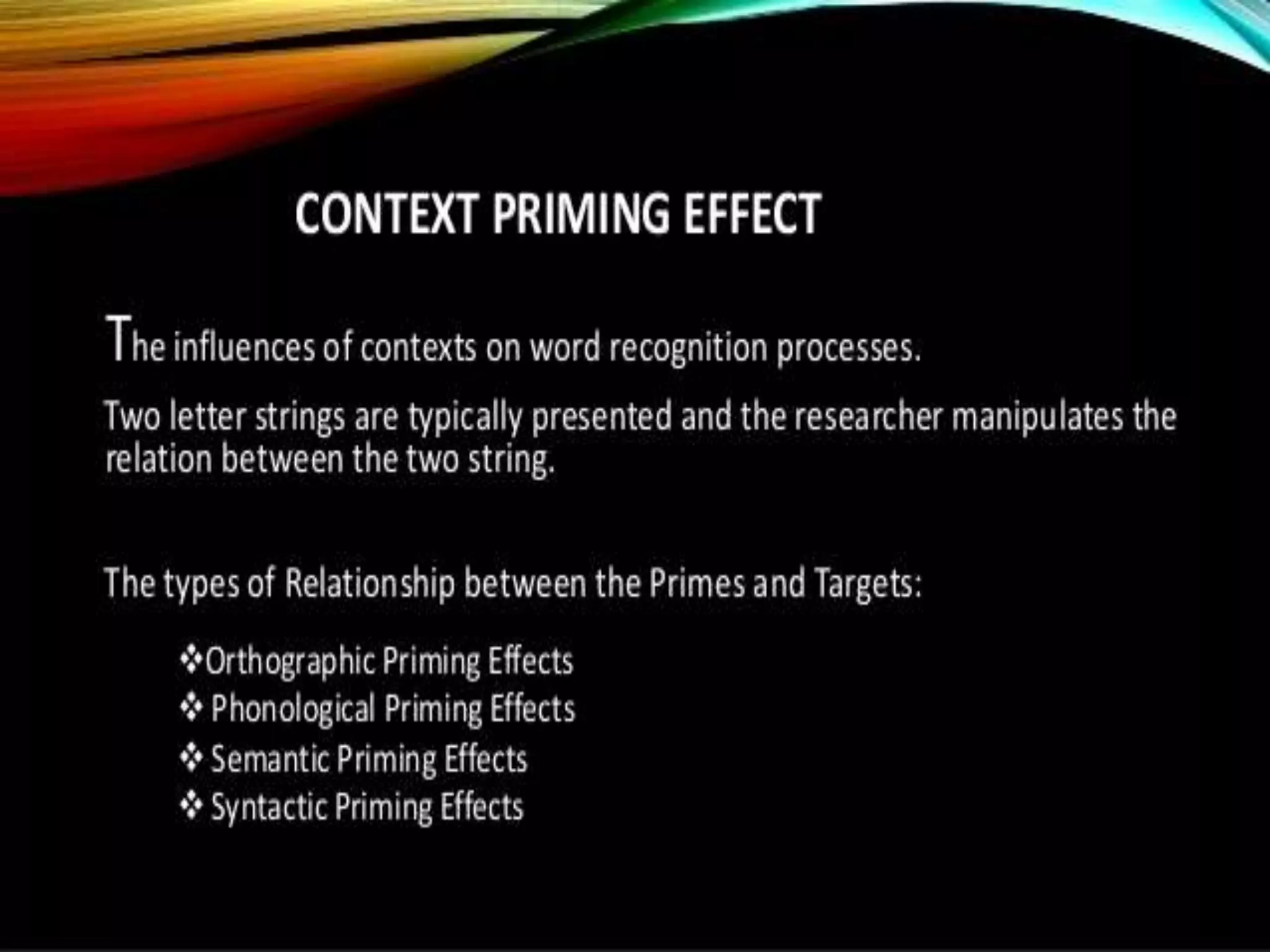 Visual Words Recognition | PPTX