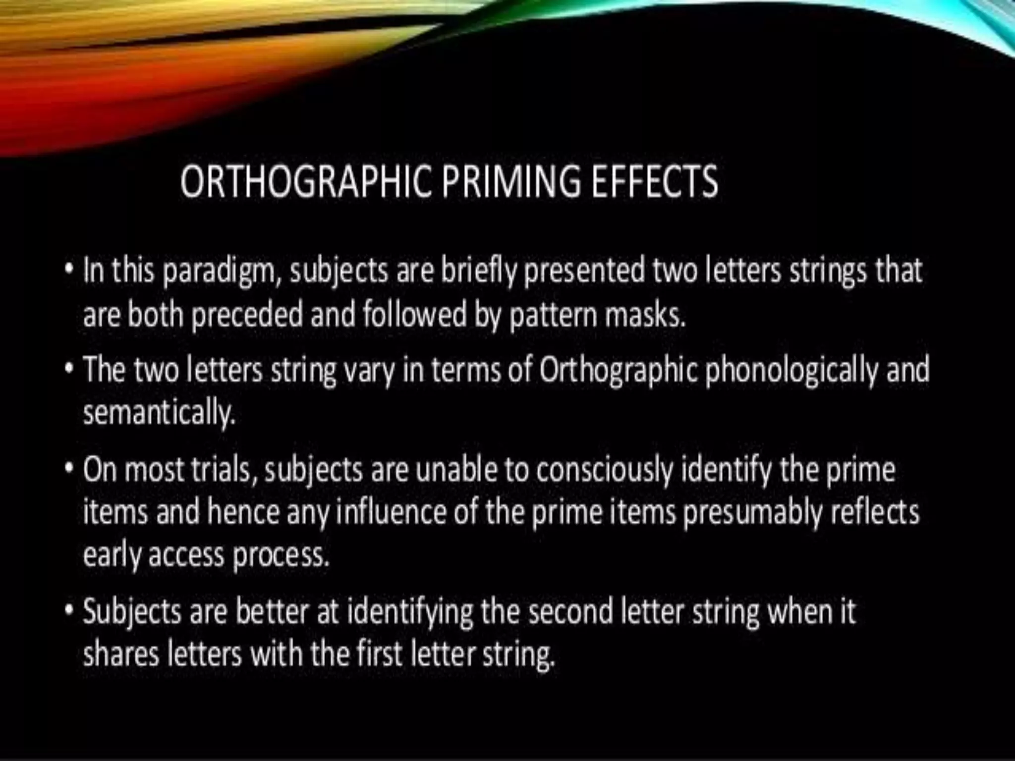 Visual Words Recognition | PPTX