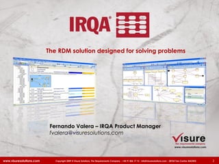 Visure Solutions Requirements Definition and Management | PPT