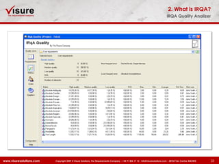 Visure Solutions Requirements Definition and Management | PPT