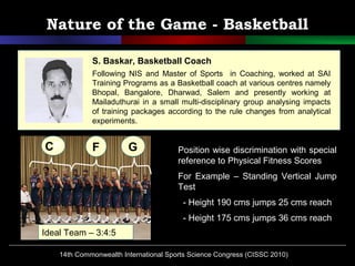 Anthropometric Assessment of Youth National Championship Basketball ...
