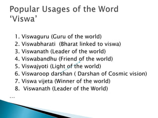 'Viswa Vision' for Development of a New Marketing Theory, Subhash ...