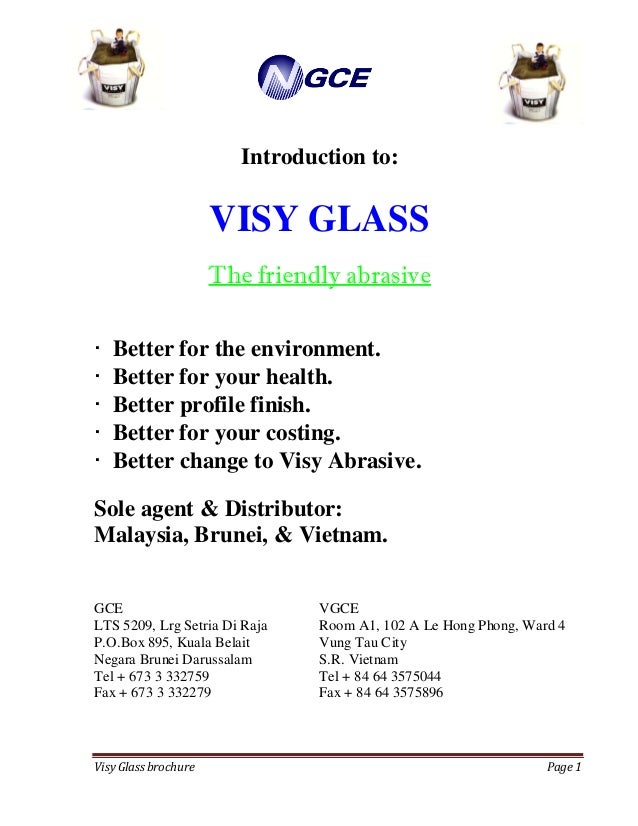 Visy Glass Abrasives