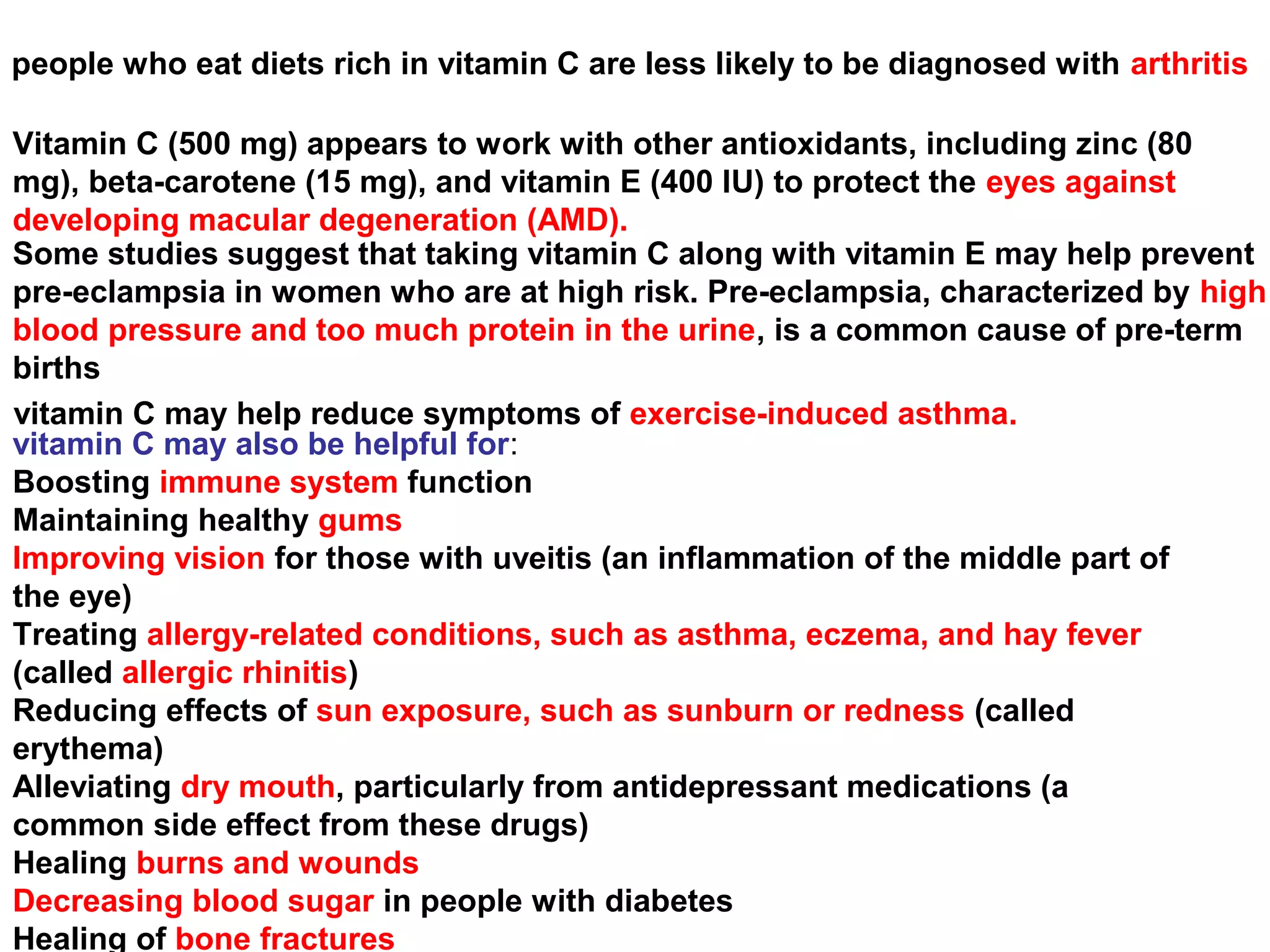 VITAMIN-C [MEDICINAL CHEMISTRY] SOURCE, RECOMMENDED DIETARY ALLOWANCE ...