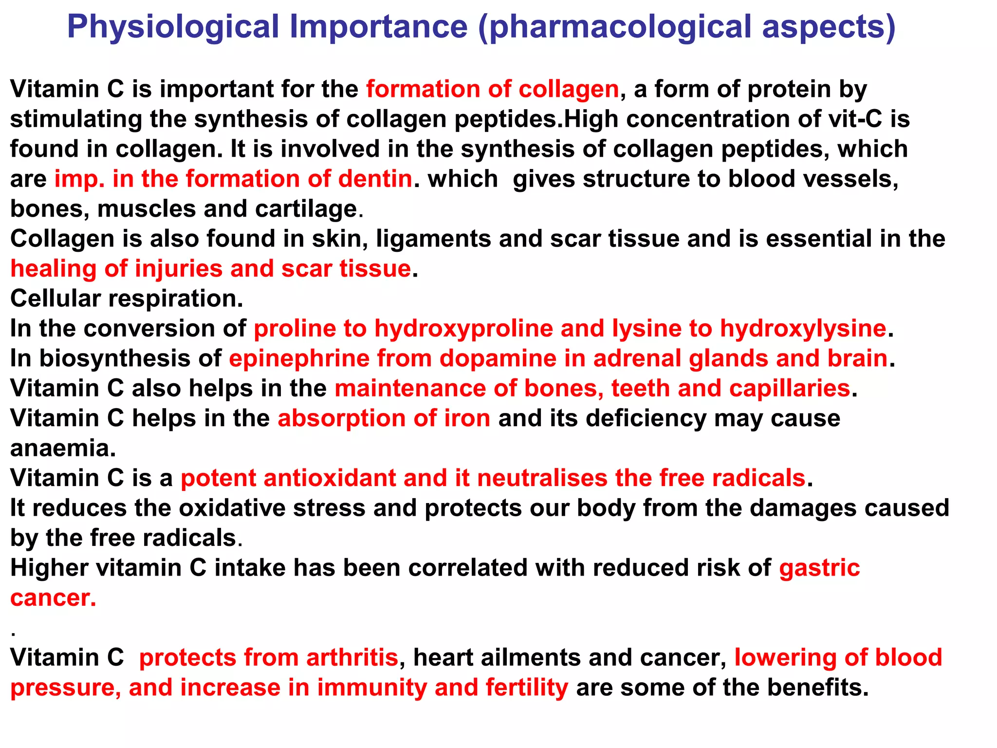 VITAMIN-C [MEDICINAL CHEMISTRY] SOURCE, RECOMMENDED DIETARY ALLOWANCE ...
