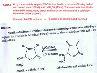VITAMIN-C [MEDICINAL CHEMISTRY] SOURCE, RECOMMENDED DIETARY ALLOWANCE ...